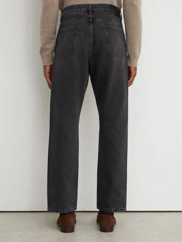 REISS Stones Relaxed Straight-leg Stonewashed Jeans