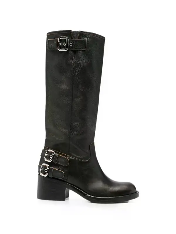 Chloé Dakota Buckle-strap Boots - Black
