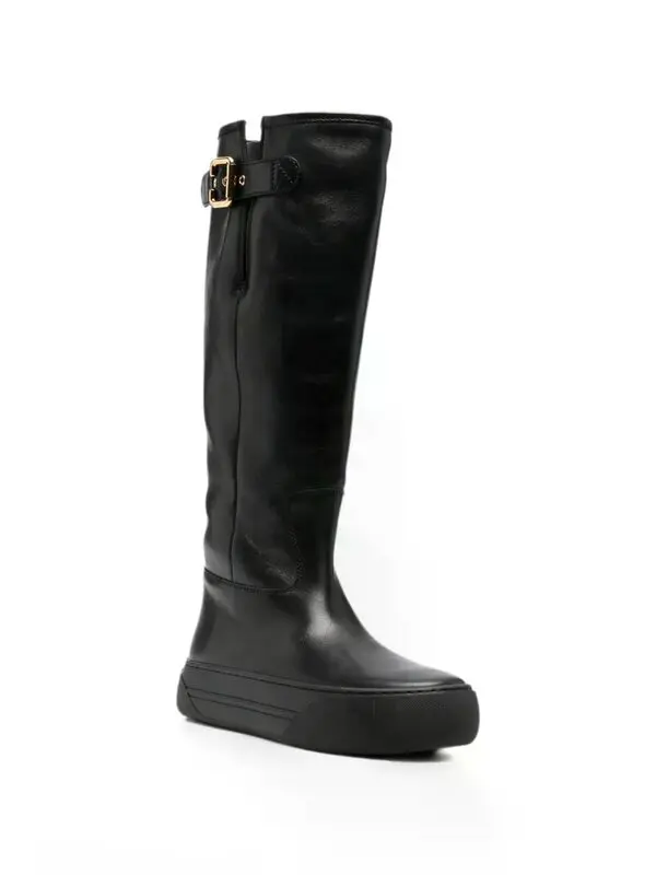 Chloé Delia Buckle-strap Boots - Black
