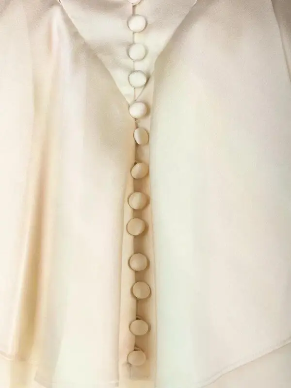 Cinq À Sept Mary Ruffled Button-front Top