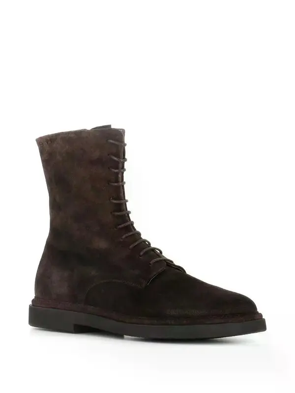 ALEXANDER HOTTO Suede Lace-up Boots