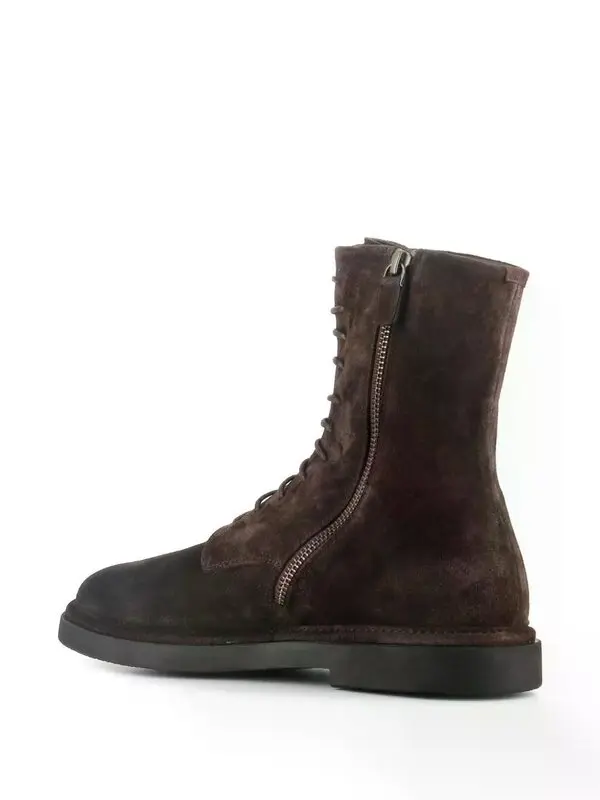 ALEXANDER HOTTO Suede Lace-up Boots