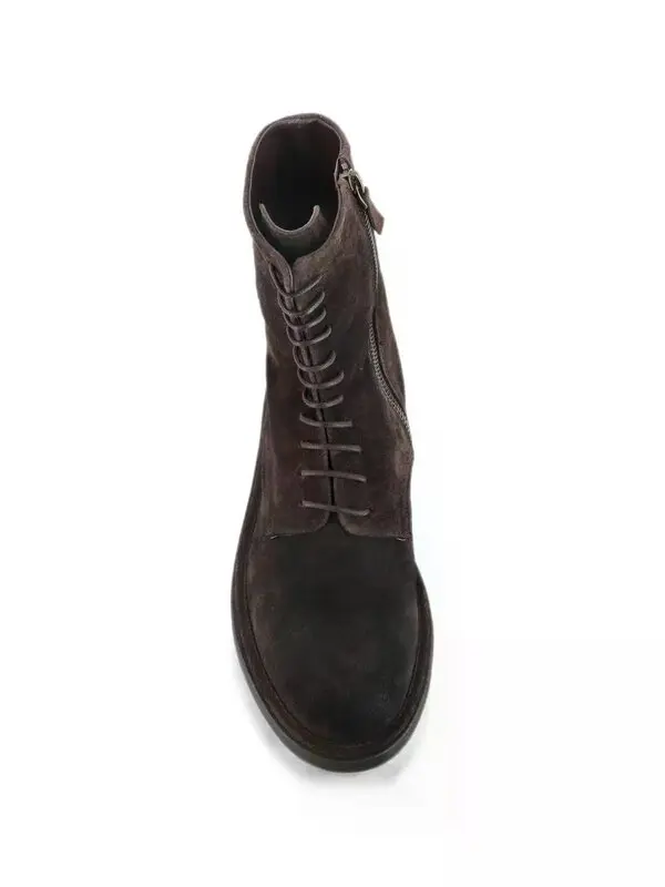 ALEXANDER HOTTO Suede Lace-up Boots