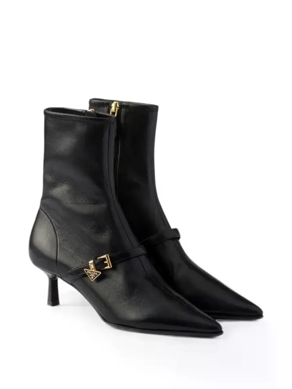 Prada Stretch Nappa Leather Booties