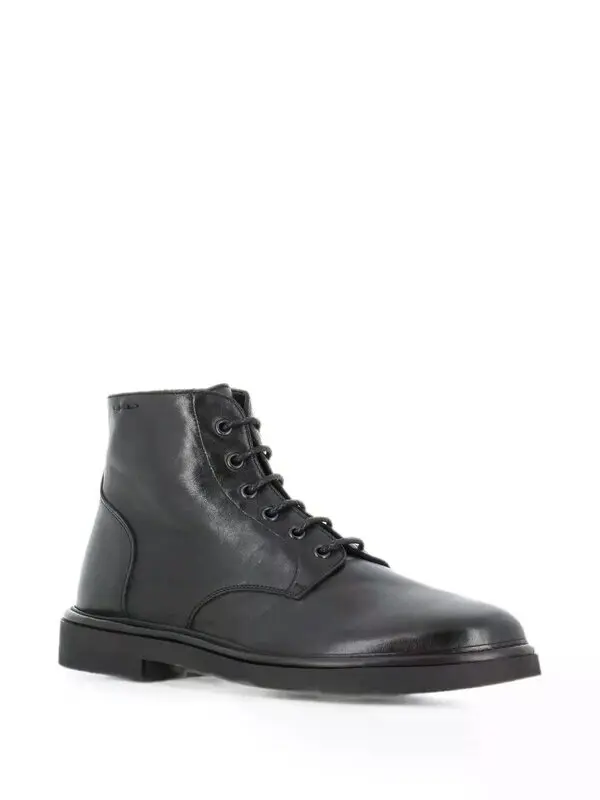 ALEXANDER HOTTO Lace-up Leather Ankle Boots