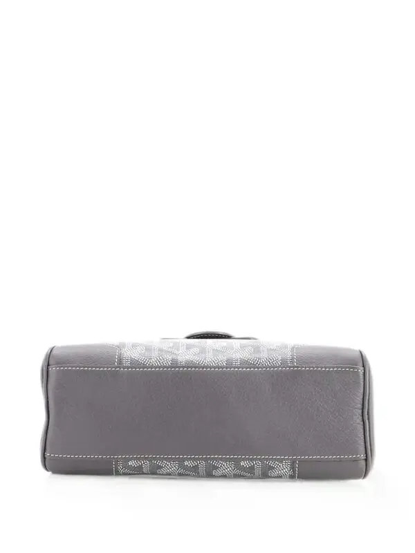 Goyard Saigon Top Handle Bag Coated Canvas With Leather Mini Shoulder Bag