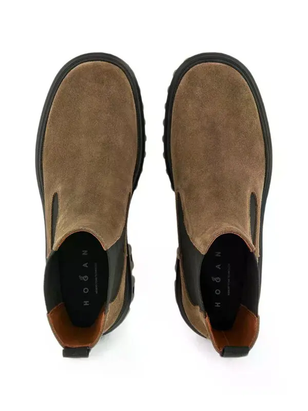 Hogan H700 Chunky-sole Ankle Boots