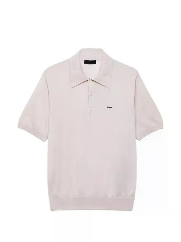 Prada Superfine Wool Polo Shirt