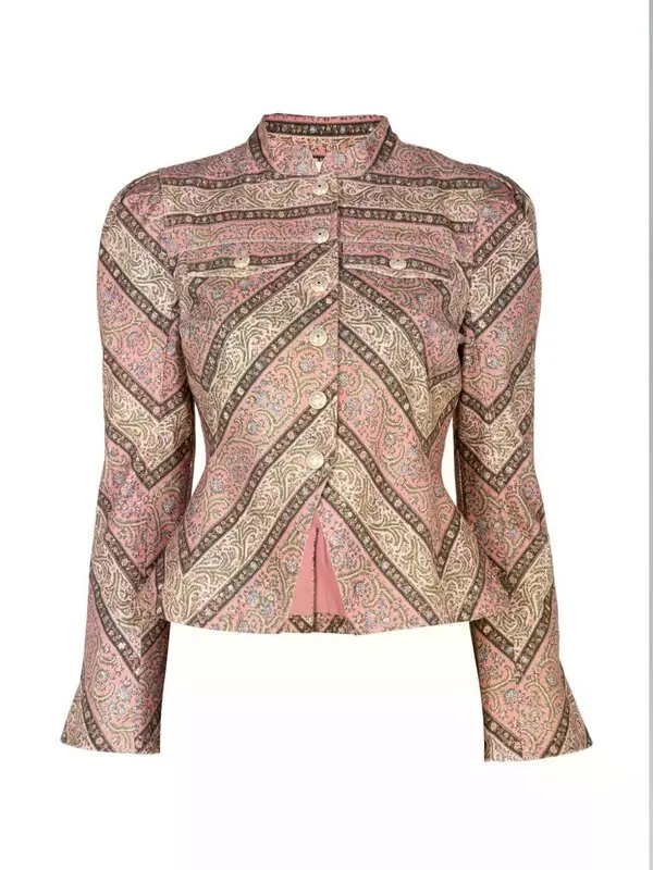 Cinq À Sept Avril Paisley-print Jacket