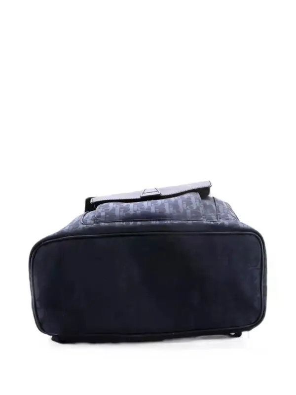 Dior Motion Oblique Nylon With Leather Medium Backpack
