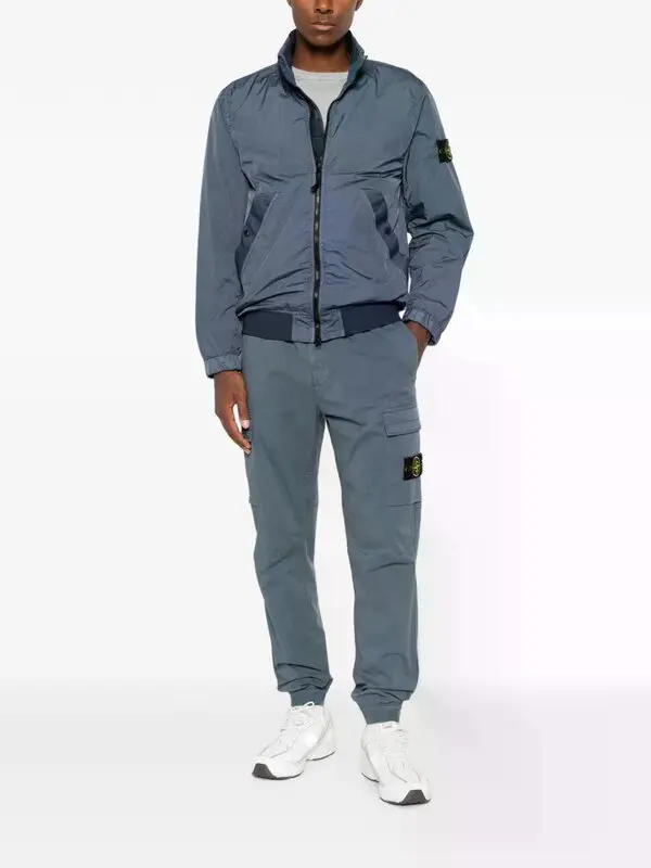 Stone Island Logo-patch Zip-up Jacket