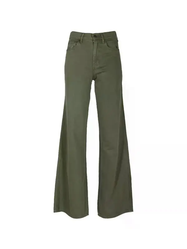 Veronica Beard Kasey Wide-leg Trousers - Green