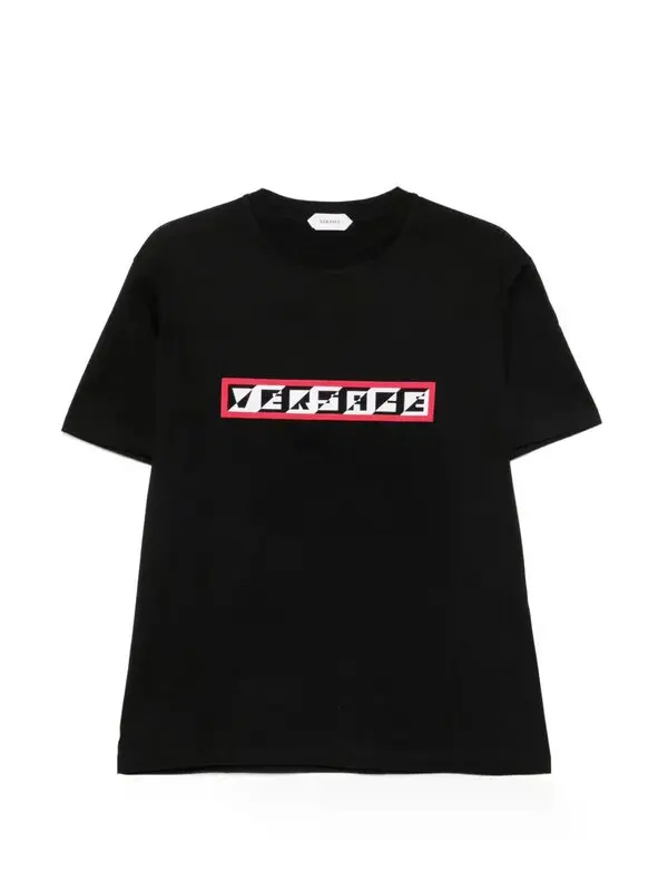 Versace Logo-print T-shirt - Black