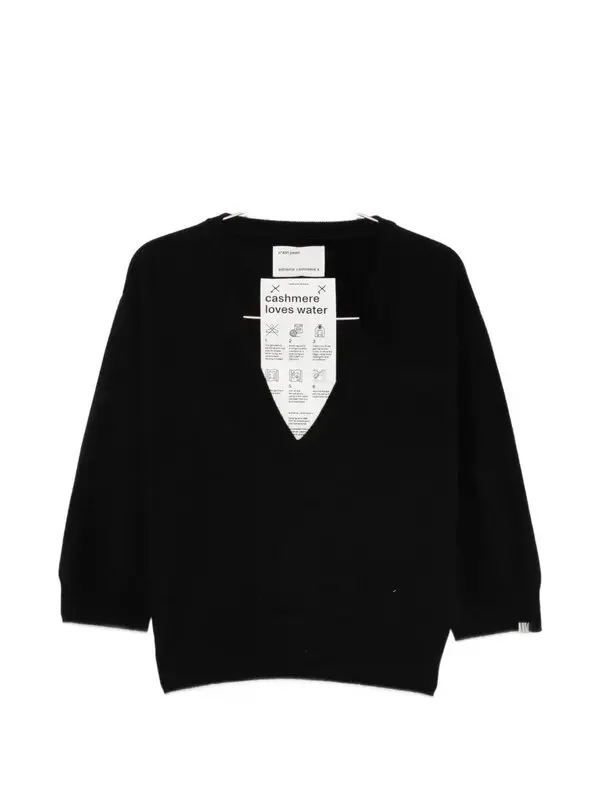 Extreme Cashmere Pearl V-neck Sweater