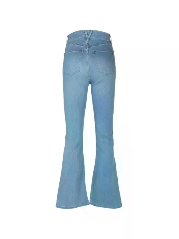 Veronica Beard Carson Flared Jeans - Blue