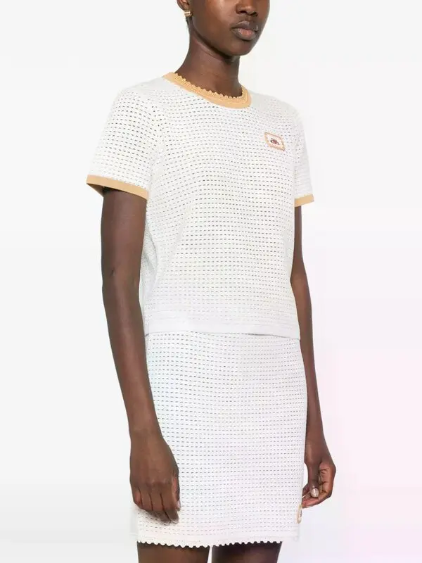Casablanca Logo-patch T-shirt