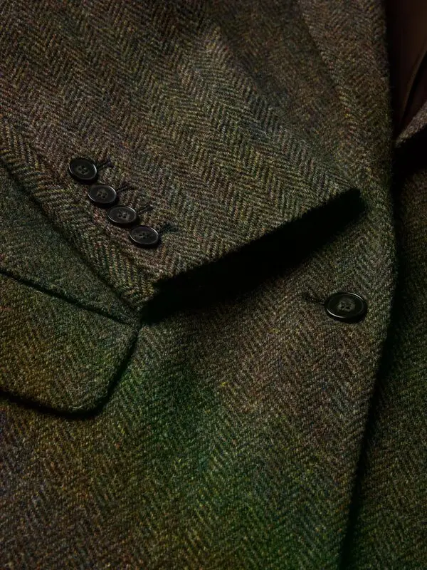 Soeur Herringbone-weave Single-breasted Jacket