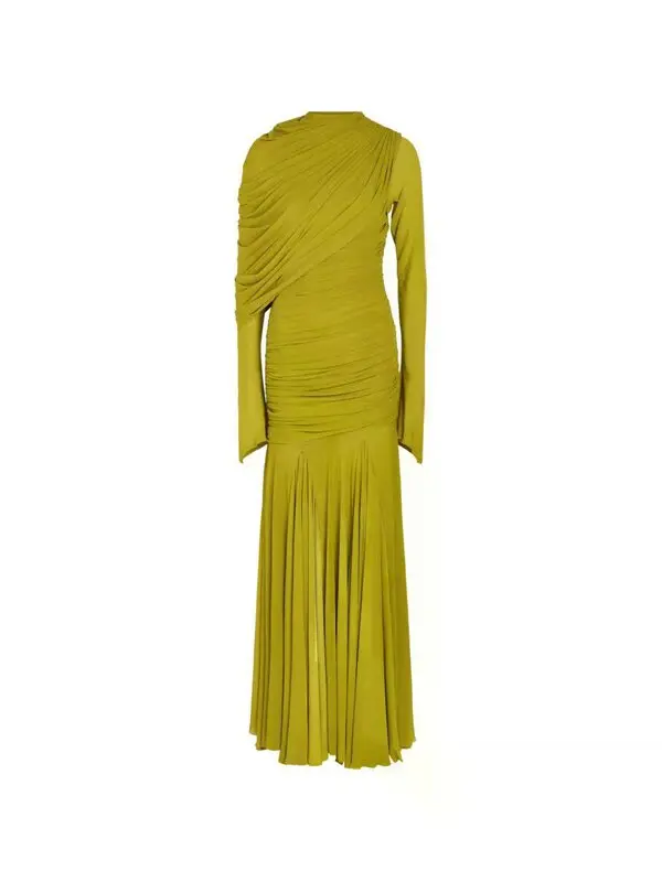 DEME Oakland Ruched Draped Maxi Dress