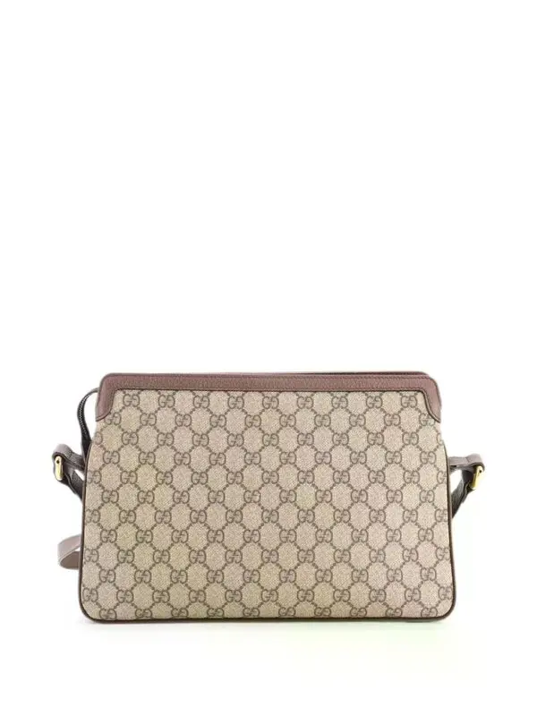 Gucci Ophidia Zip Gg Coated Canvas Medium Shoulder Bag