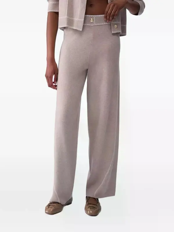 Liu Jo Trousers With Contrast Stitching