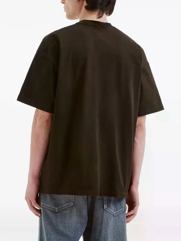 DOUBLET Character-patch Chest-pocket T-shirt