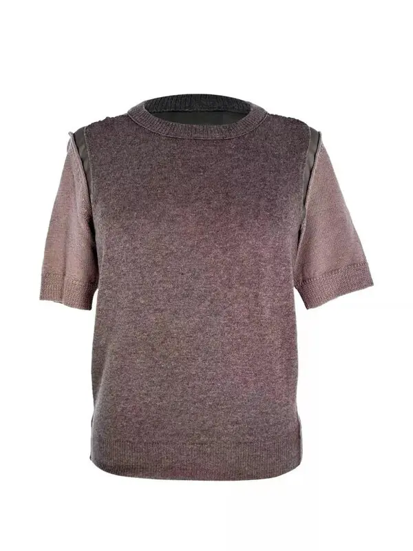 LANVIN Short-sleeve Knitted Top