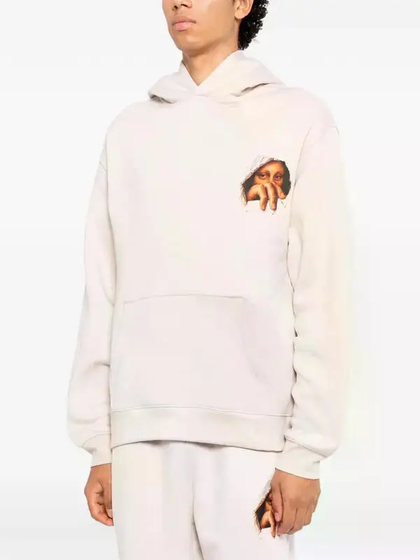 MELT Graphic-print Pouch-pocket Hoodie
