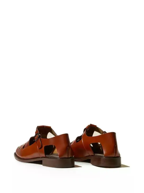 Hereu Besso Woven T-bar Sandals