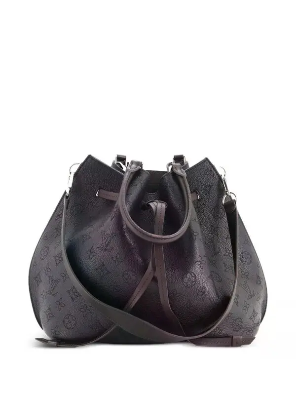LOUIS VUITTON Girolata Handbag Mahina Leather Tote Bag