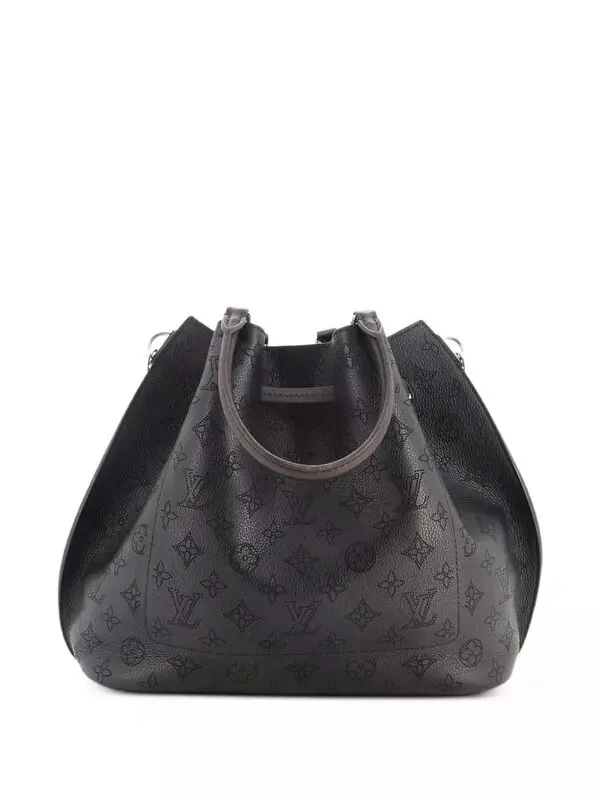 LOUIS VUITTON Girolata Handbag Mahina Leather Tote Bag