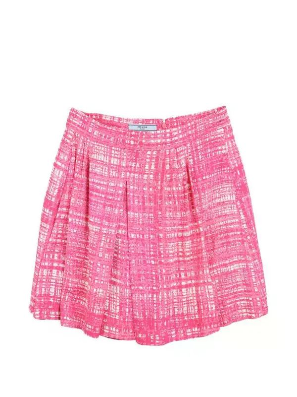 Prada 1996 Pleated Midi Skirt