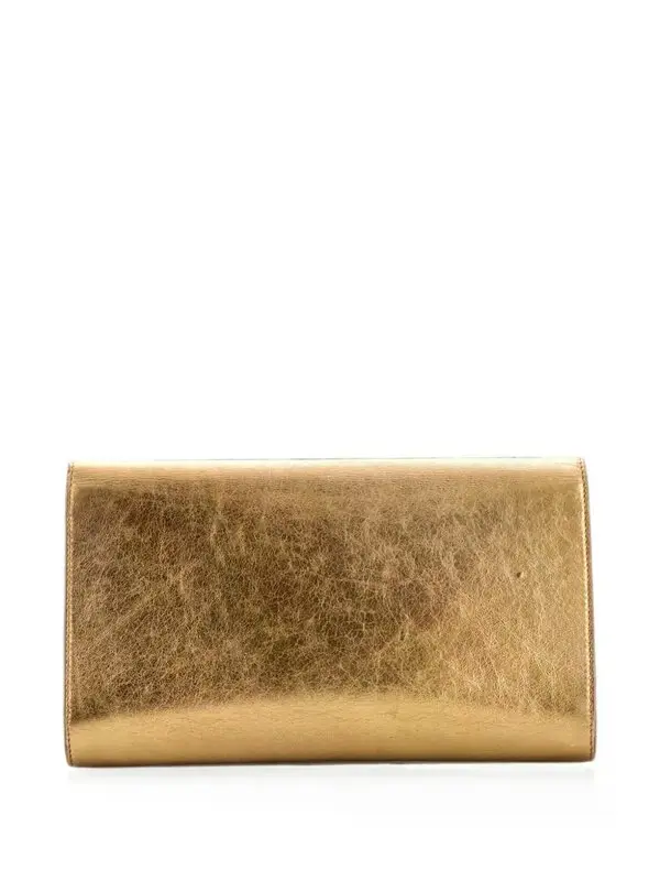 Saint Laurent Belle De Jour Leather Large Clutch Bag