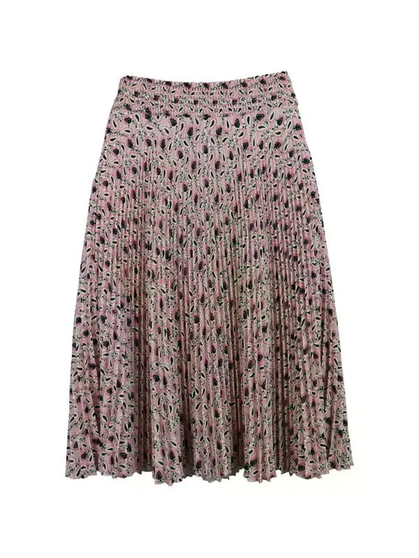 Prada Pleated Midi Skirt