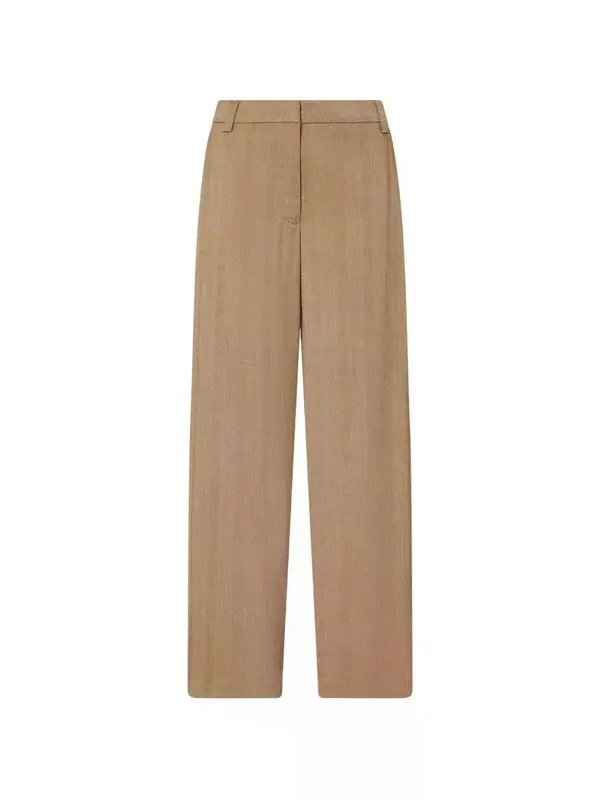 Liu Jo Balloon Pants In Herringbone Fabric