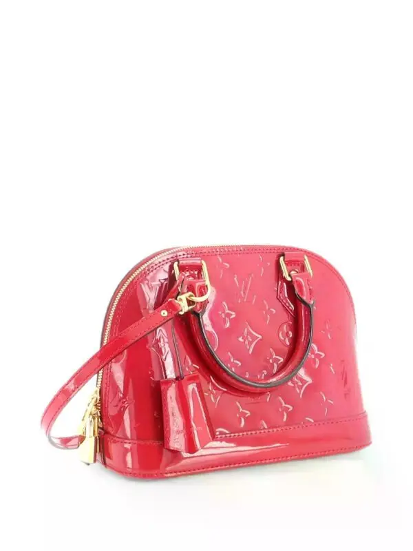 LOUIS VUITTON Alma Handbag Monogram Vernis Bb Shoulder Bag