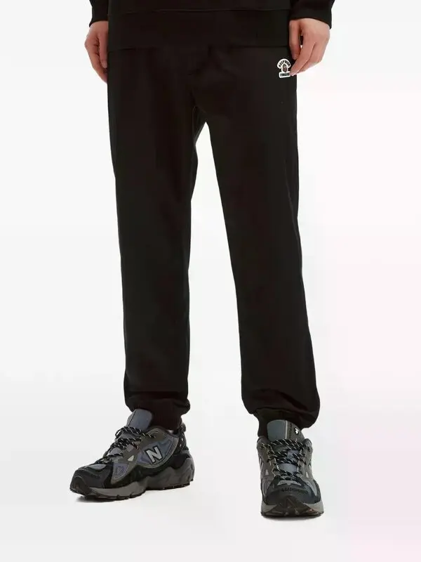 FINGERCROXX Logo-patch Drawstring-waist Track Pants
