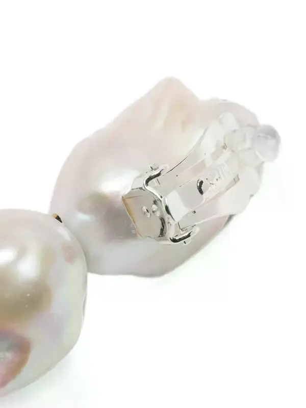MONIES Sable Baroque Pearl-embellished Earrings
