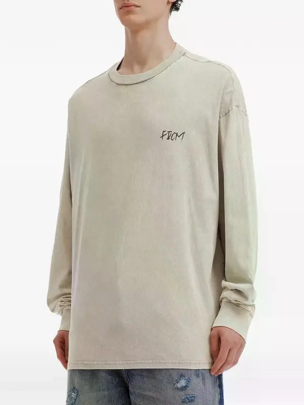 FIVE CM Logo-print Long-sleeve T-shirt