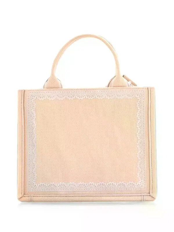Dior Book With Strap Book Cover Canvas Small Tote Bag