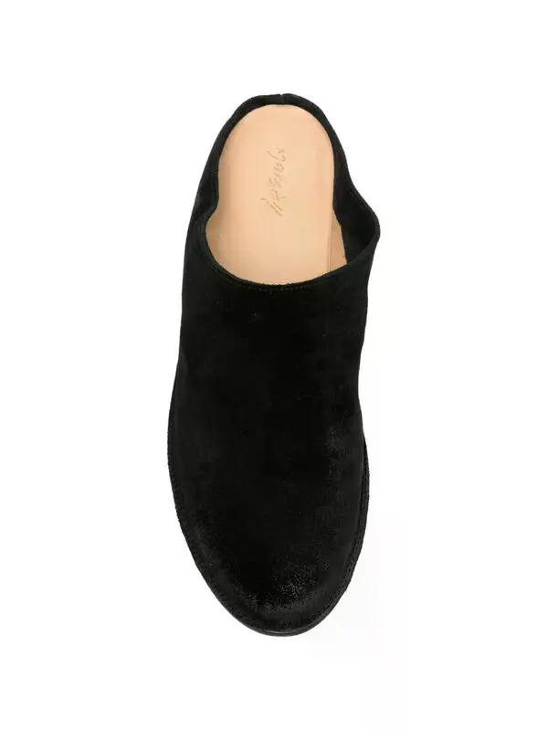 Marsèll Distressed Effect Slip-on Mules - Black