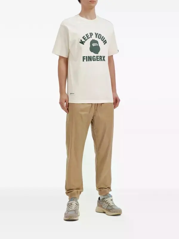 FINGERCROXX Logo-patch Tapered Track Pants