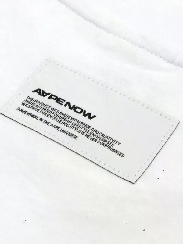 AAPE BY *A BATHING APE Logo-patch T-shirt