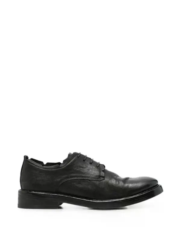 POST ARCHIVE FACTION Raw-edge Lace-up Derby Shoes