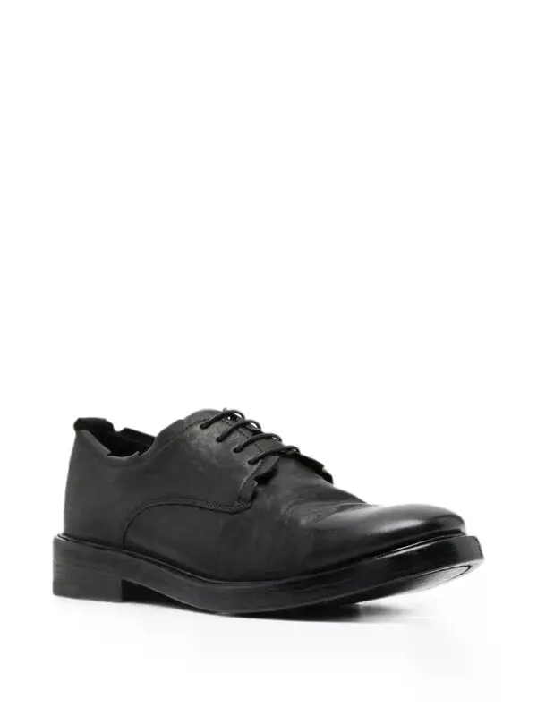 POST ARCHIVE FACTION Raw-edge Lace-up Derby Shoes