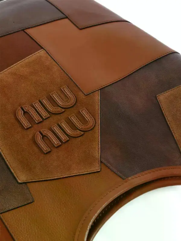 Miu Miu Ivy Leather Patchwork Bag