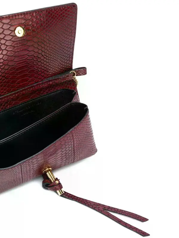 Stella McCartney Snake-effect Mini Bag - Red