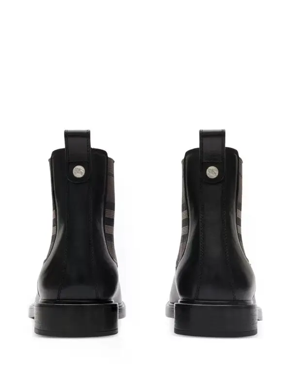 Burberry Leather Pembroke Boots