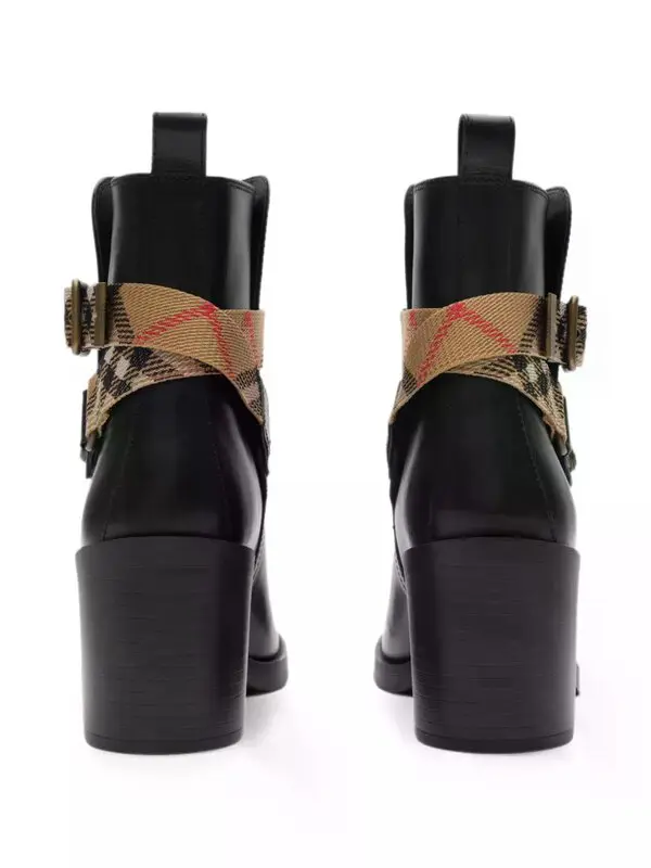 Burberry Huntley Buckled Ankle Boots