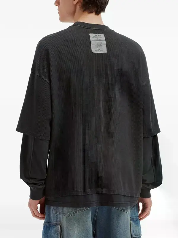 AFTERMATHS Quilted-pocket Layered T-shirt
