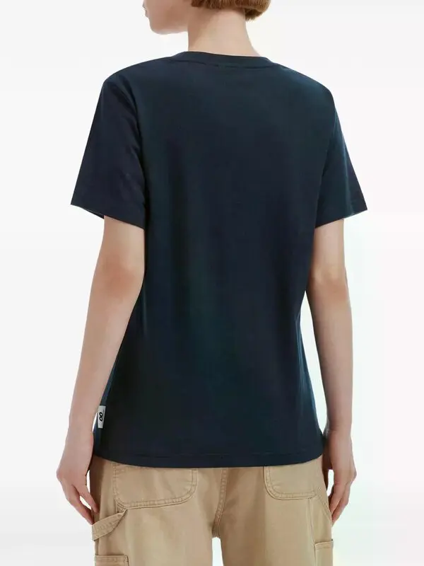 CHOCOOLATE Heart-motif Embroidered T-shirt
